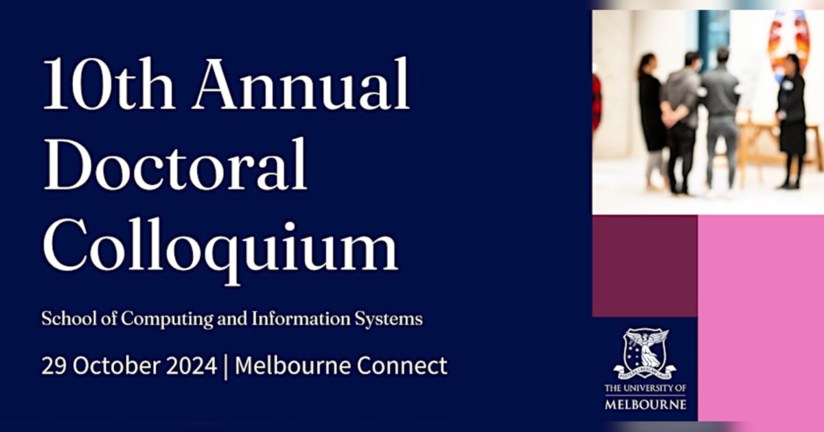 Melbourne Connect | 10th Annual CIS Doctoral Colloquium